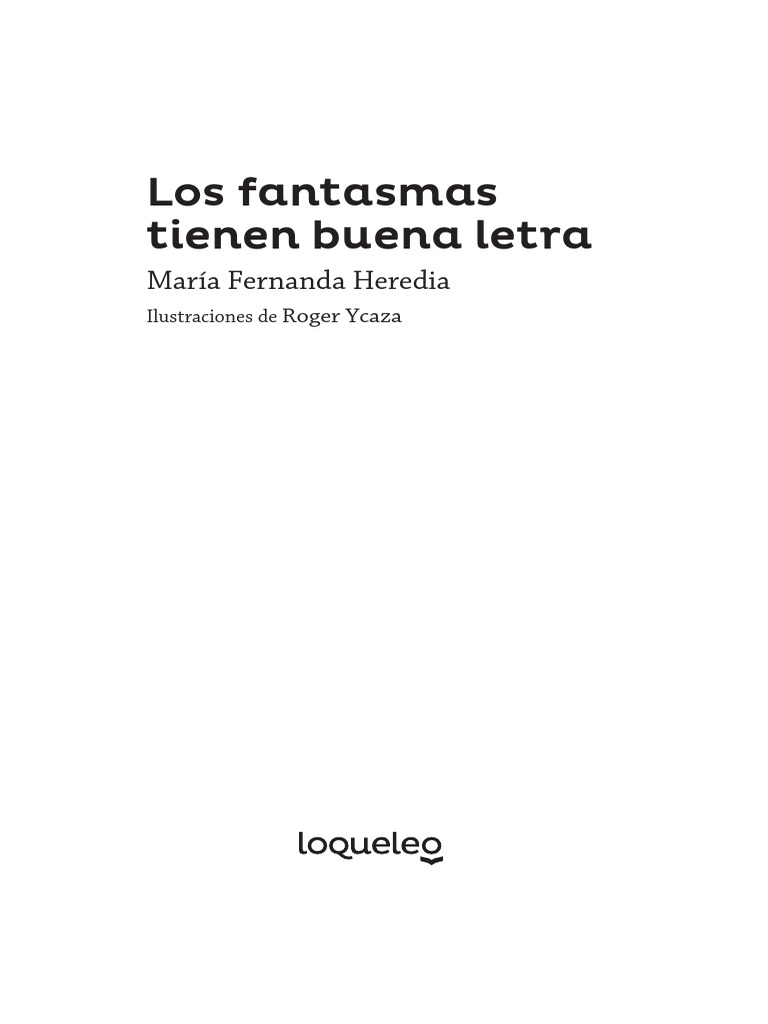 Primeras Paginas Los Fantasmas Tienen Buena Letra | PDF