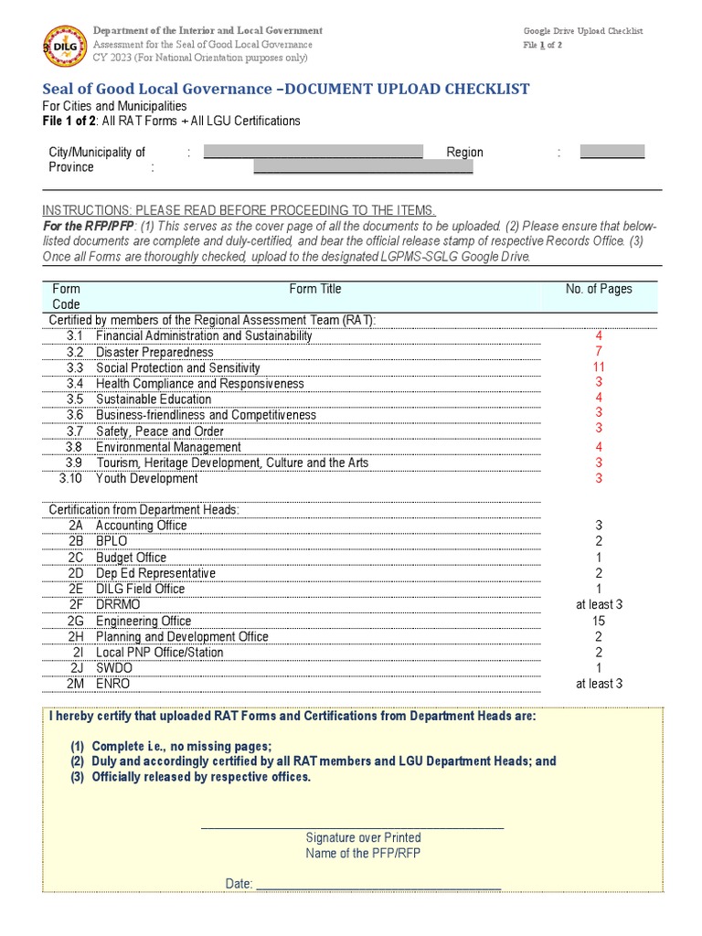 (Draft) Tab C Upload Checklist (CM) - Documents To Be Uploaded ...
