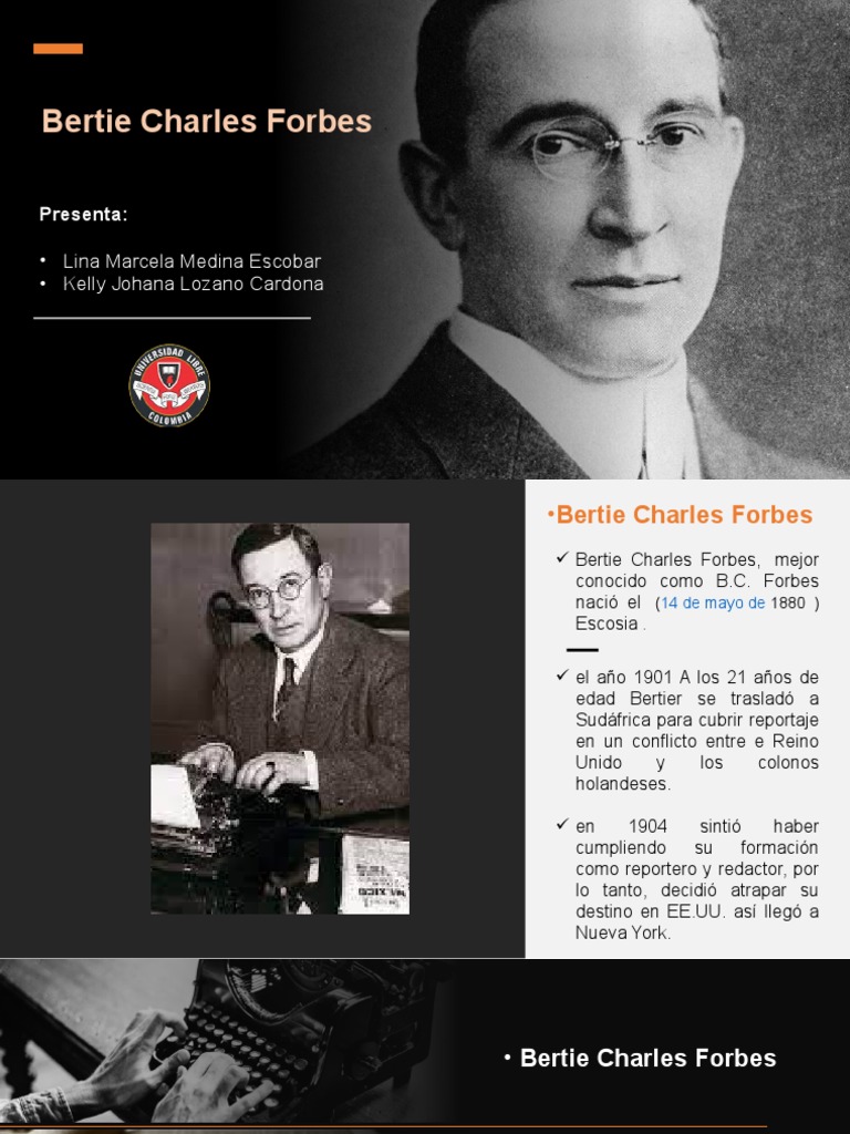 Bertie Charles Forbes: Fundador de Forbes | PDF | Forbes | Economias