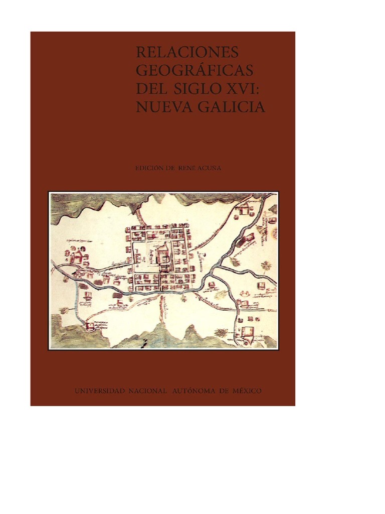 Relaciones Geográficas de Nueva Galicia | PDF