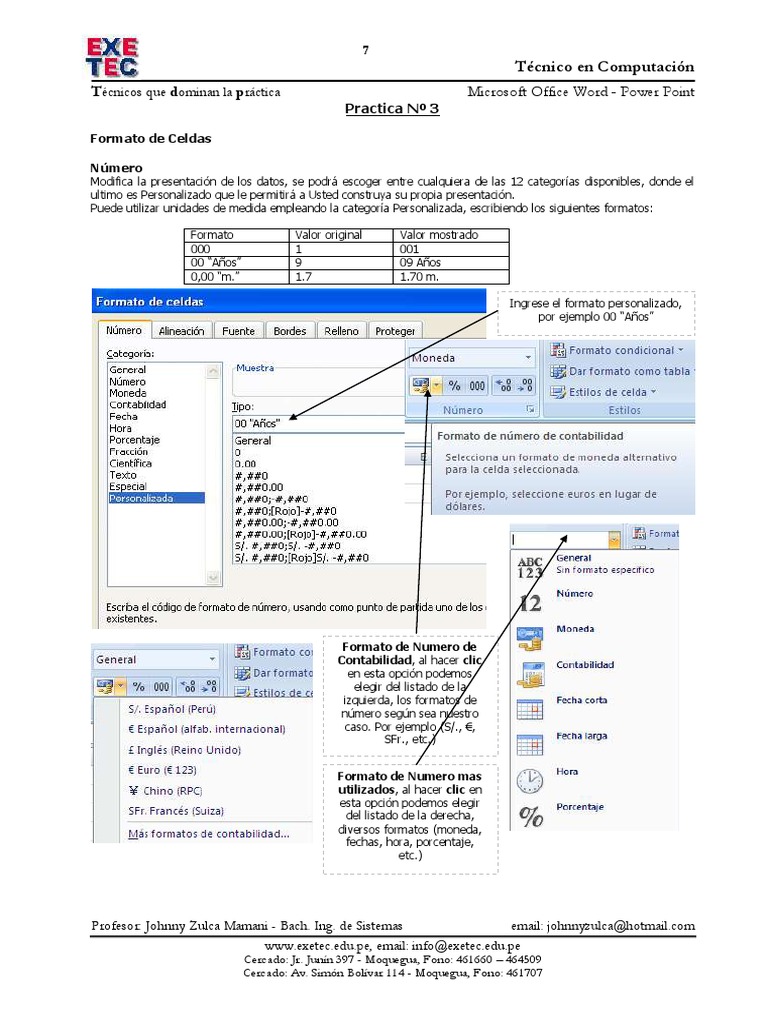 Practica 3 Formato de Celdas | PDF | Microsoft PowerPoint | Informática