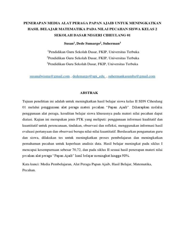 Karil Revisi 1 | PDF