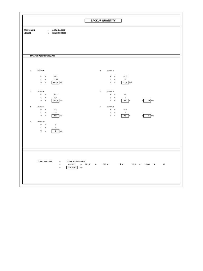 Denah Parkir RSUD | PDF