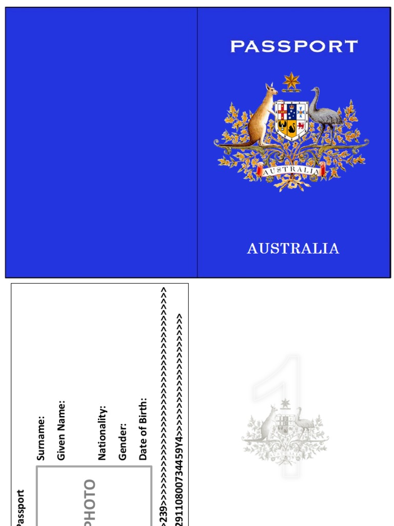 Australian-Passport-Template | PDF