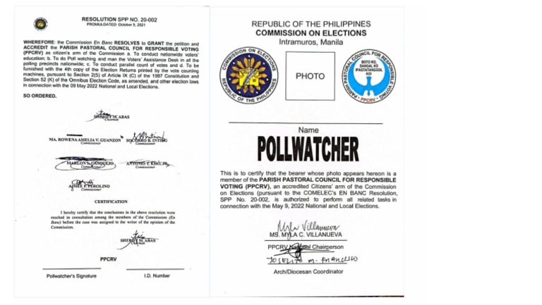 PPCRV ID | PDF