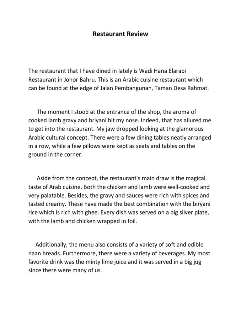 SPM Essay | PDF | Cooking, Food & Wine