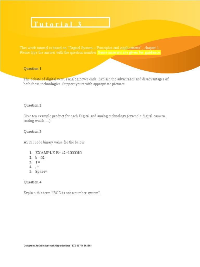 Tutorial 3 Pdf