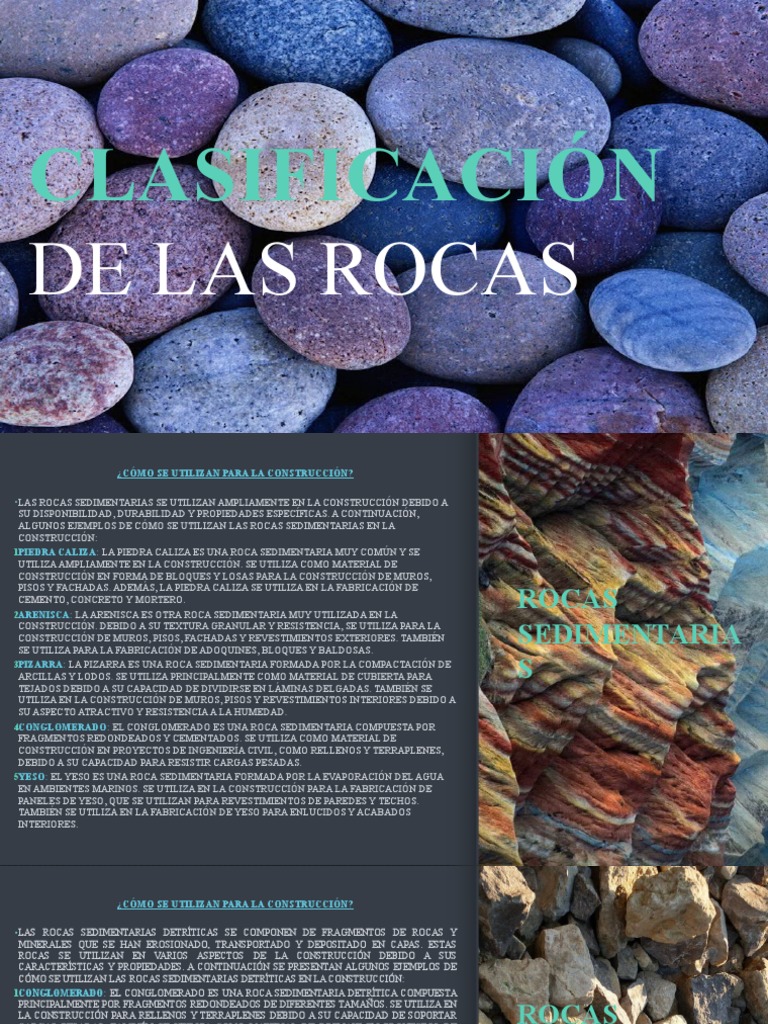 Clasificacion de Las Rocas | PDF | Roca clástica | Roca ígnea
