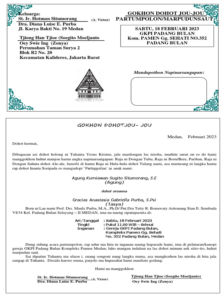 Undngan Martupol | PDF