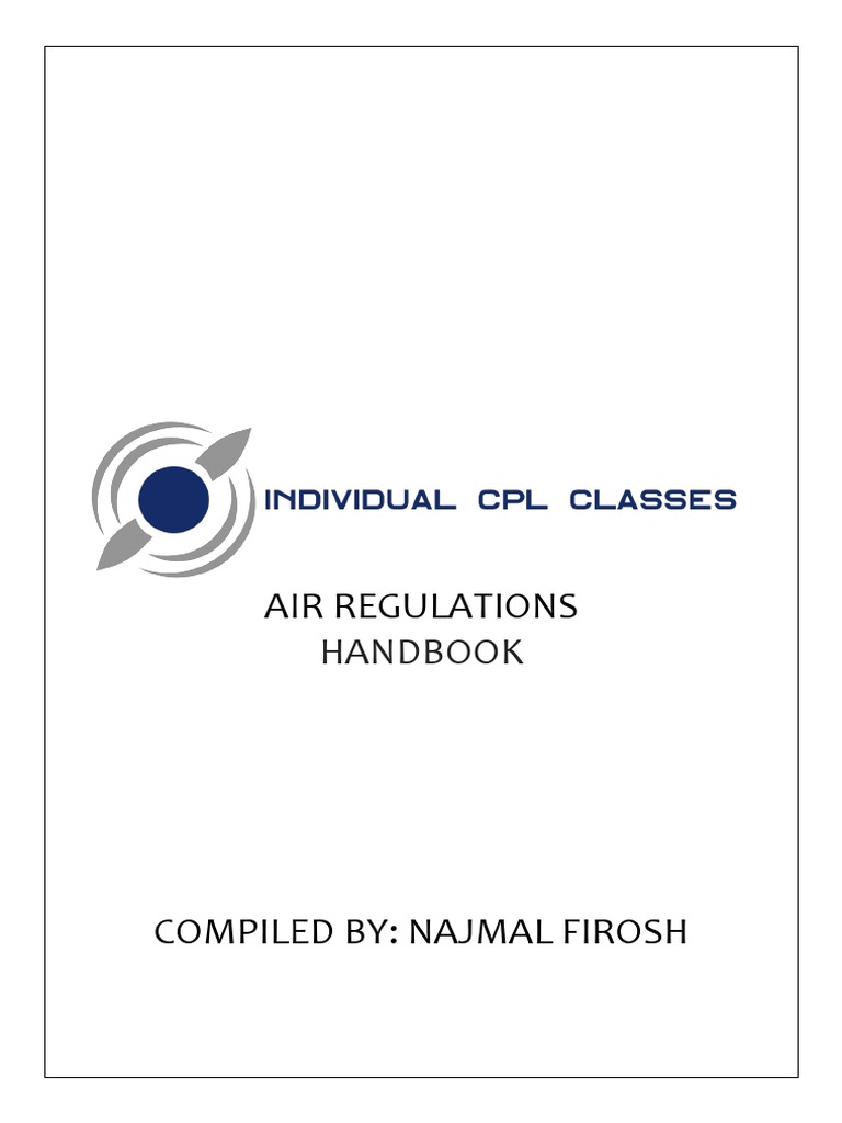 Air Regs Handbook | PDF | Visual Flight Rules | Instrument Flight Rules