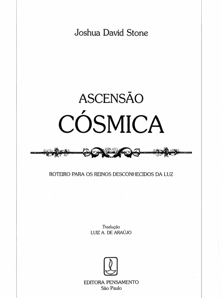 Ascensão Cósmica - Joshua David Stone | PDF | Livros
