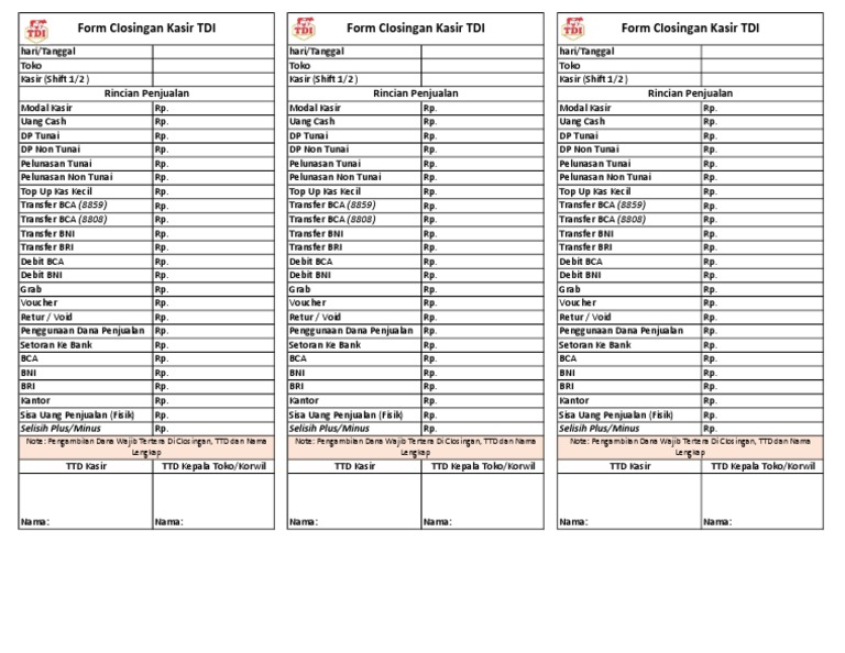 Form Closingan New | PDF