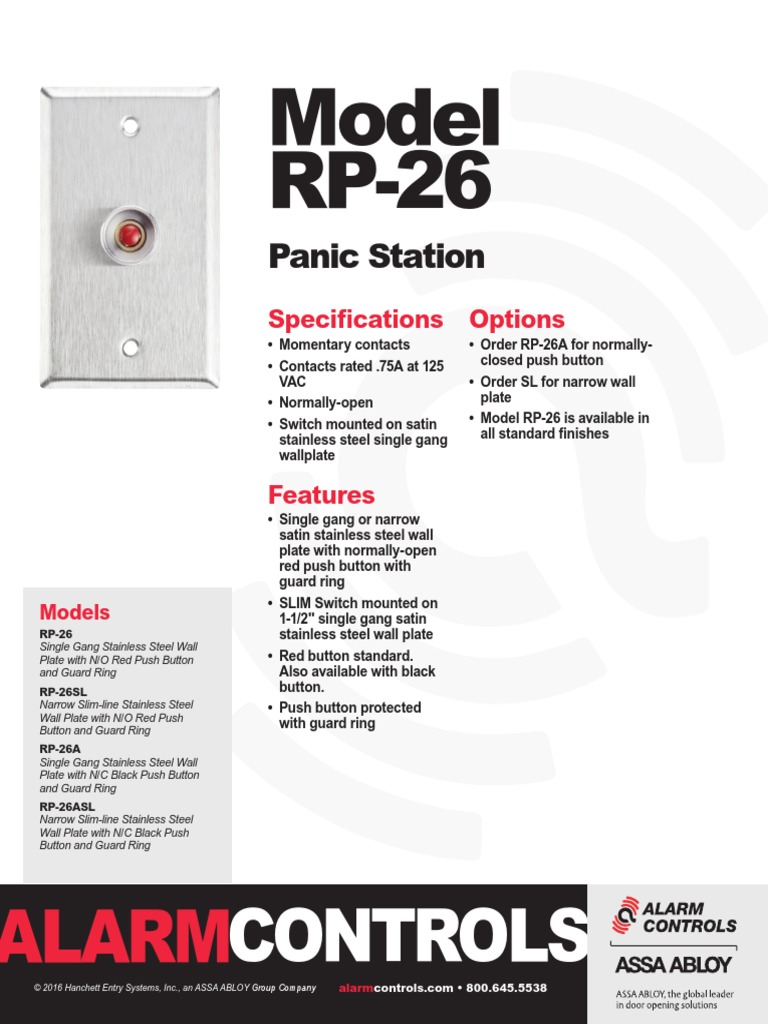 Ficha Tecnica Boton de Panico | PDF