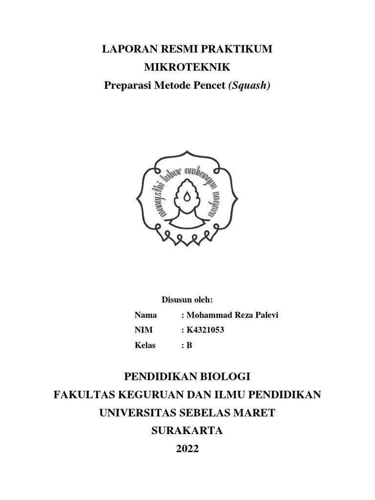 Mohammad Reza Palevi - B - K4321053 - 2 - Laporan Praktikum Mikroteknik ...
