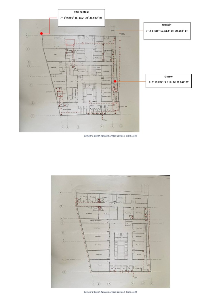 Koordinat Outlet dan Outfall Ipal | PDF