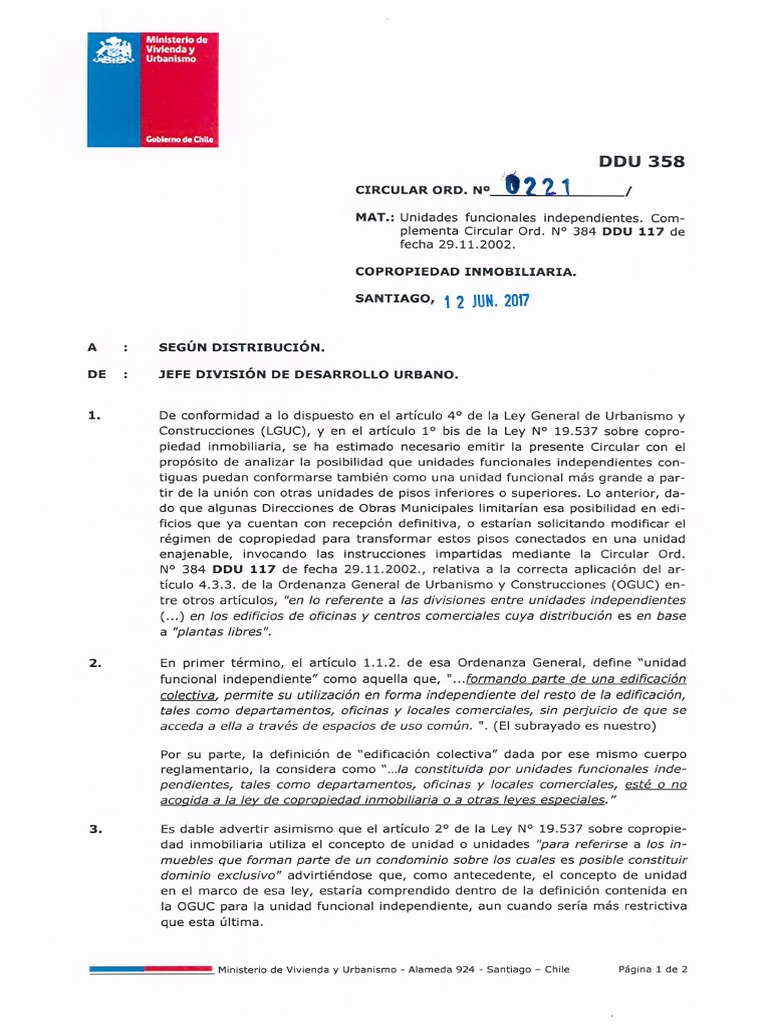 Ddu 358 | PDF | Ley de bienes inmuebles | Condominio