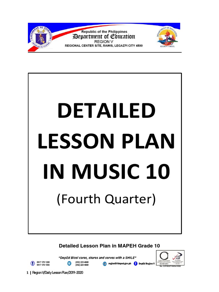 Grade 10 - Music (Fourth Quarter) | PDF | Lesson Plan | Multimedia