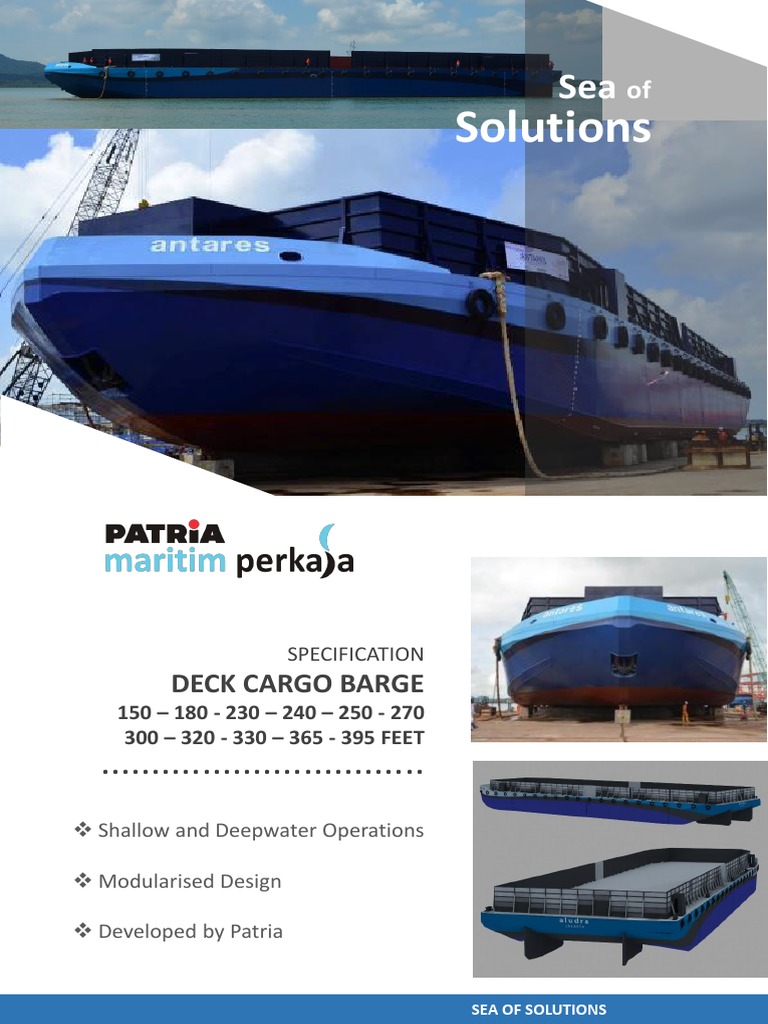 Brochure Barge | Download Free PDF | Freight Transport | Watercraft