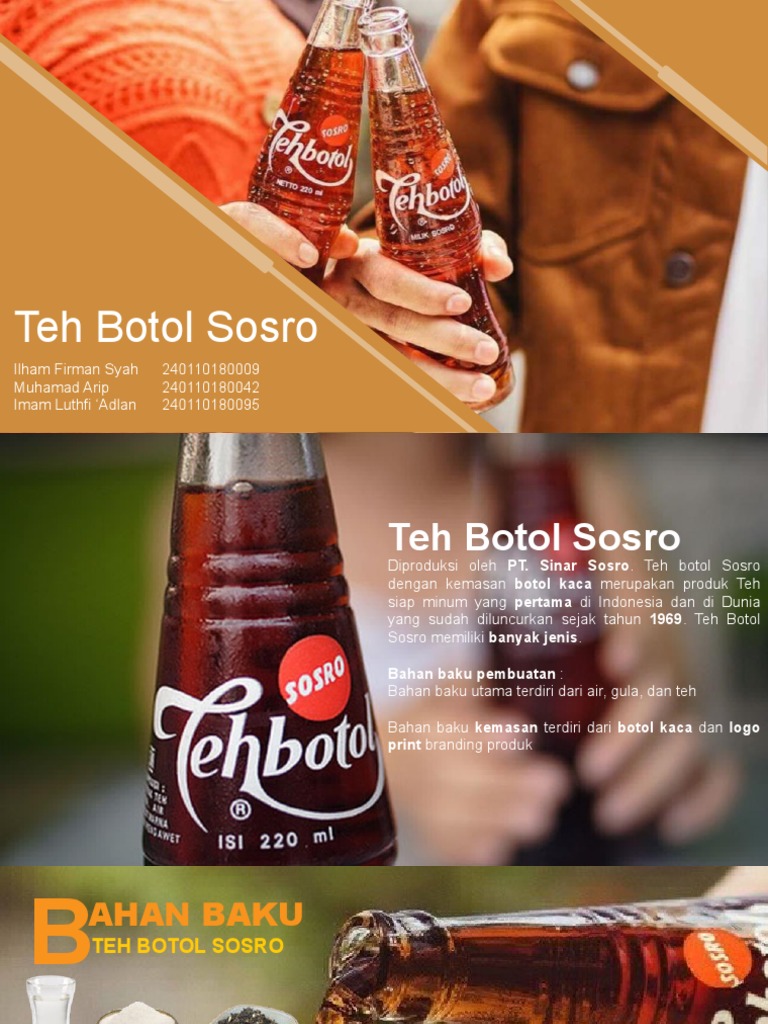 Teh Botol Sosro | PDF | Memasak, Makanan, & Anggur