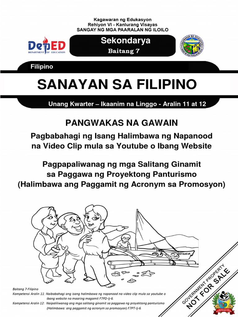 FIL7 Q1 Wk6 Aral11 12 | PDF