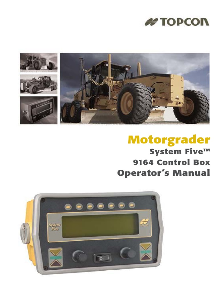 Topcon System 5 2D Machine Control User Manual | PDF | Computers | Home & Garden