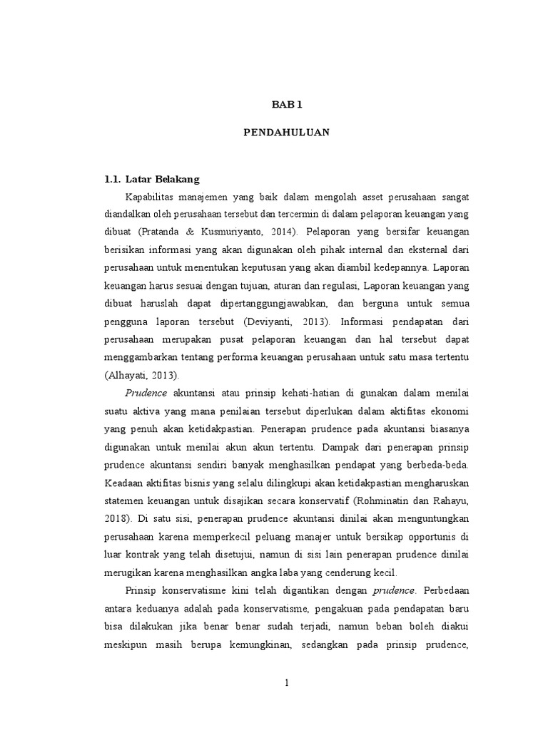 Prudence Bab 1-4 | PDF