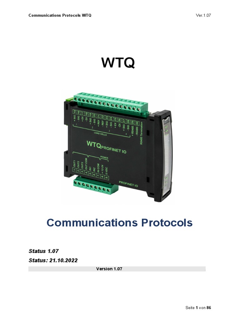 WTQ Protocols en | PDF | Computer Architecture | Computer Hardware