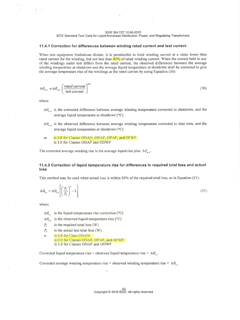 Ieee C57.12.90-2015 | PDF