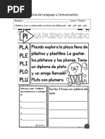 Cuadernillo de Cuentos Cortos Con Silabas Trabadas Elprofe20 | PDF ...