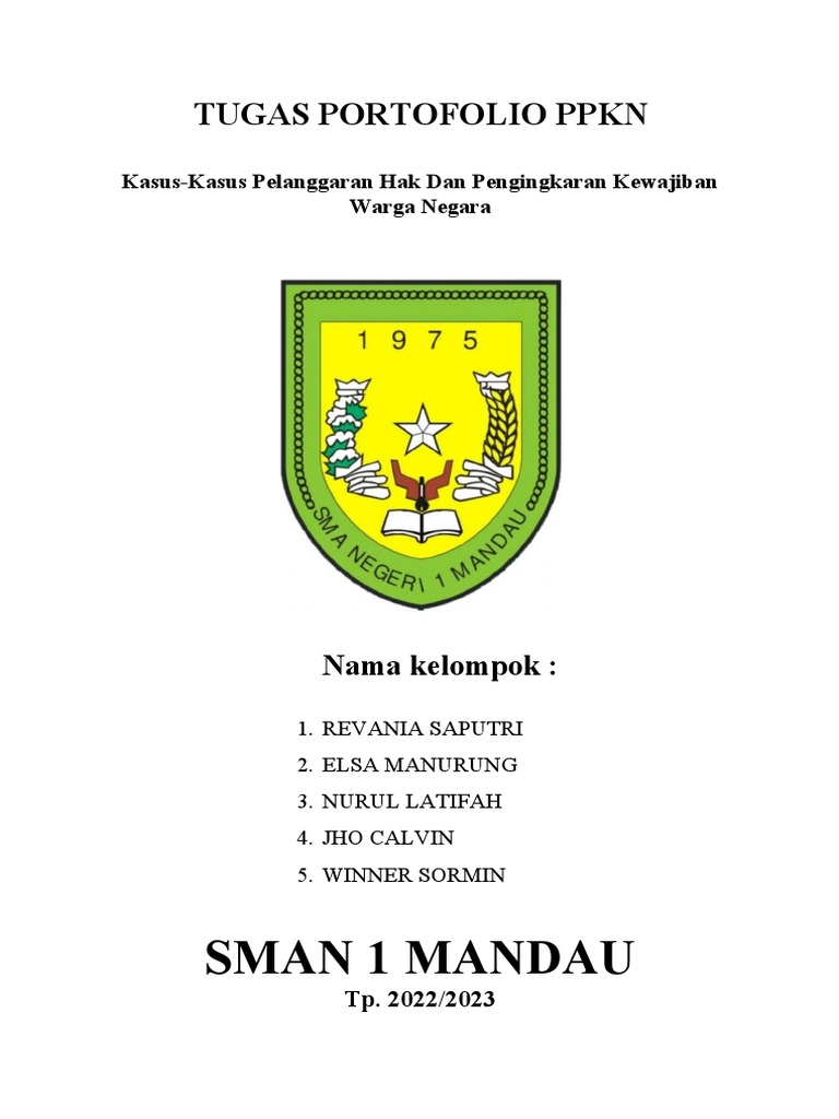 TUGAS PORTOFOLIO PPKN Elsa Pelanggaran Hak | PDF TUGAS PORTOFOLIO PPKN Elsa Pelanggaran Hak | PDF