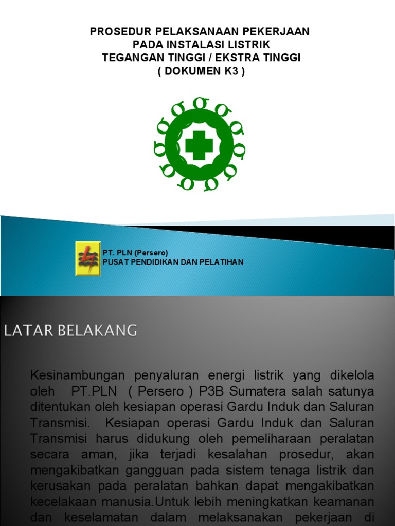 09.prosedur Keselamatan Kerja Pada Instalasi TT Tet | PDF
