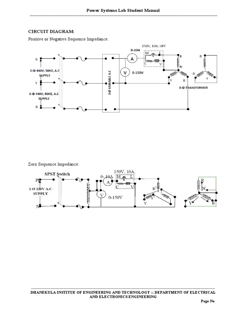 Student PS LAB MANUAL 21-22 | PDF | Transformer | Electrical Impedance