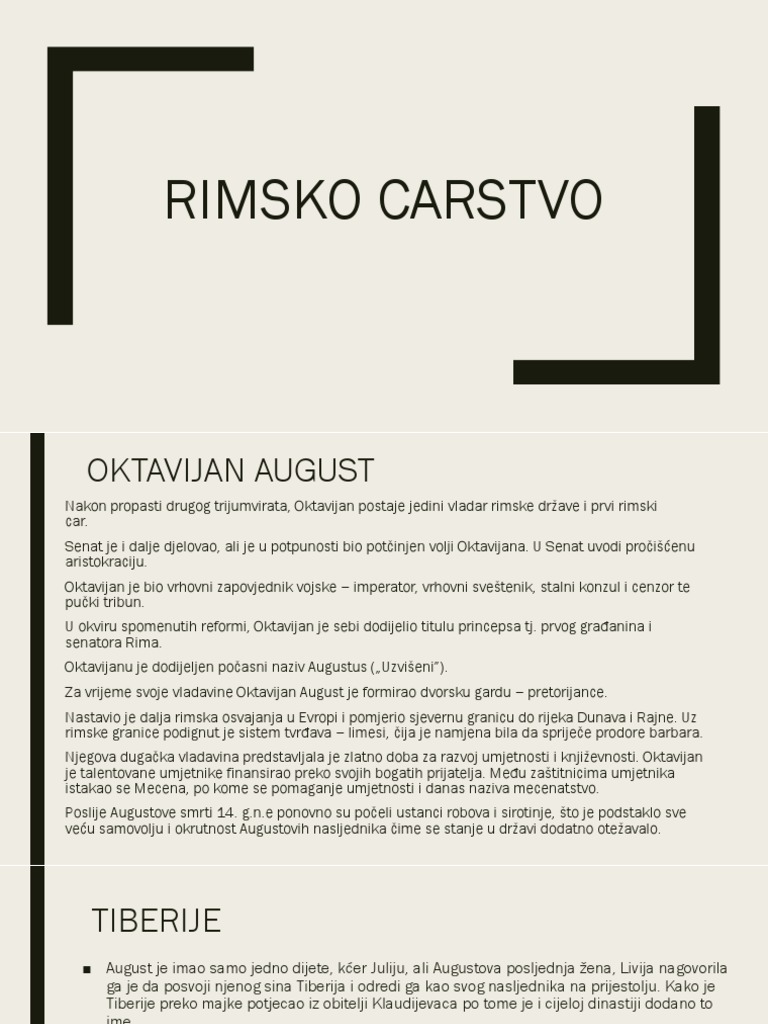 Rimsko Carstvo | PDF