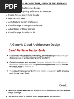 Architectural Design of Compute and Storage Clouds: Unit - Iii | PDF ...