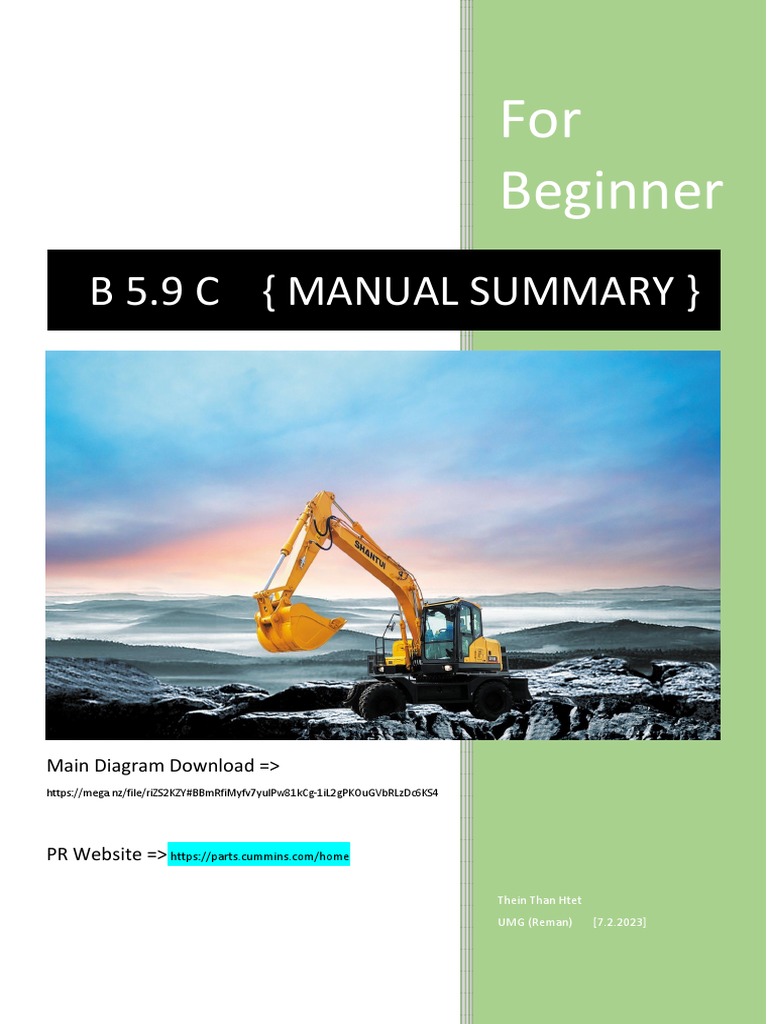 B5.9C Manual Summary (T.T.H) | PDF | Piston | Vehicle Parts