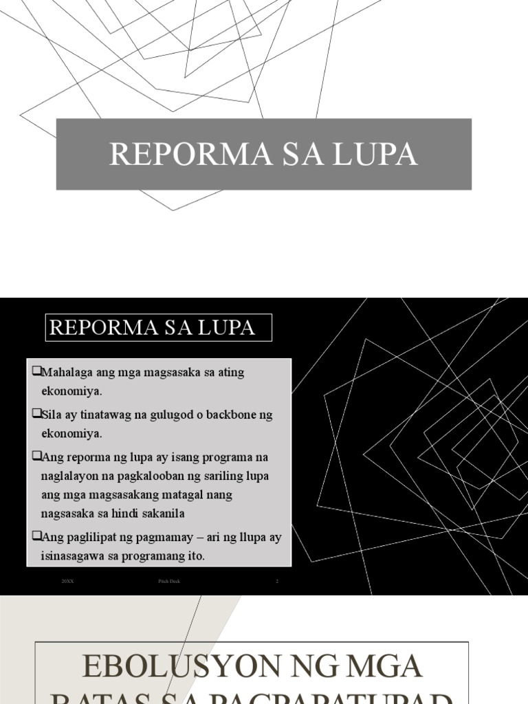 Reporma Sa Lupa 2 | PDF