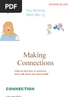 ENGLISH 9 LESSON1 Making Connections | PDF