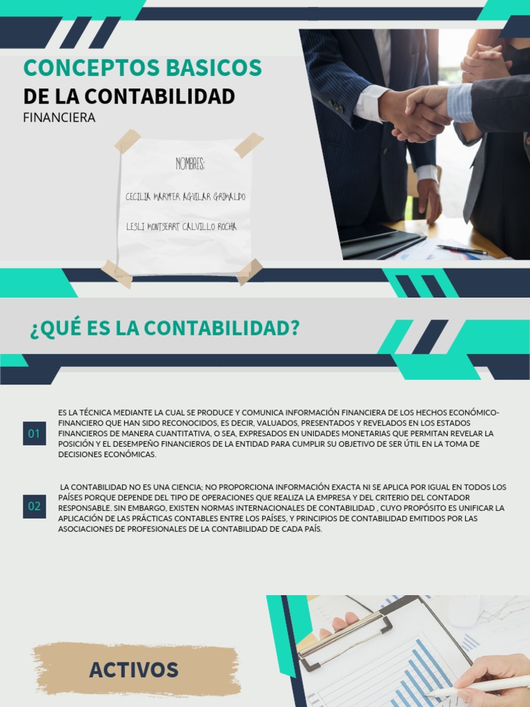 Qué Es La Contabilidad Pdf Contabilidad Dinero