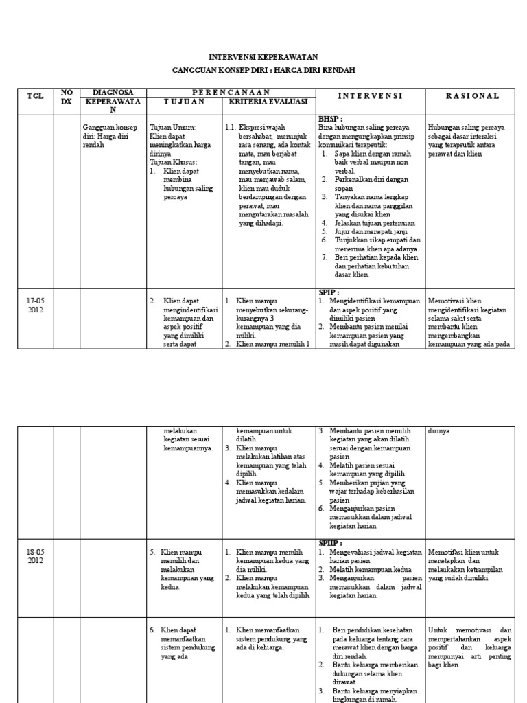 Intervensi Keperawatan HDR | PDF