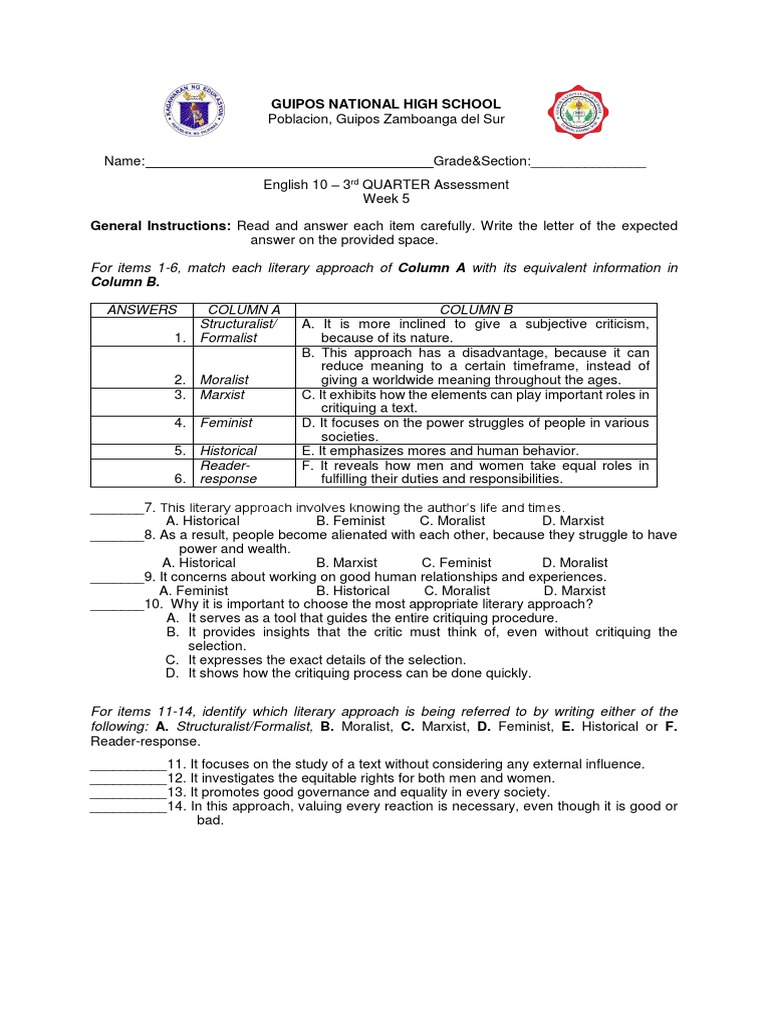 MODULE 5 - SUMMATIVE Test | PDF | Feminism | Gender Studies