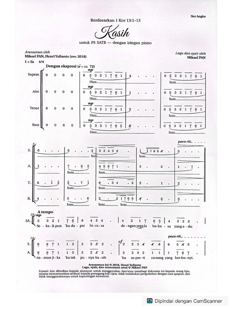 Kasih (Mikael PAN) | PDF