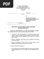 NLRC - Motion For Extension of Time | PDF