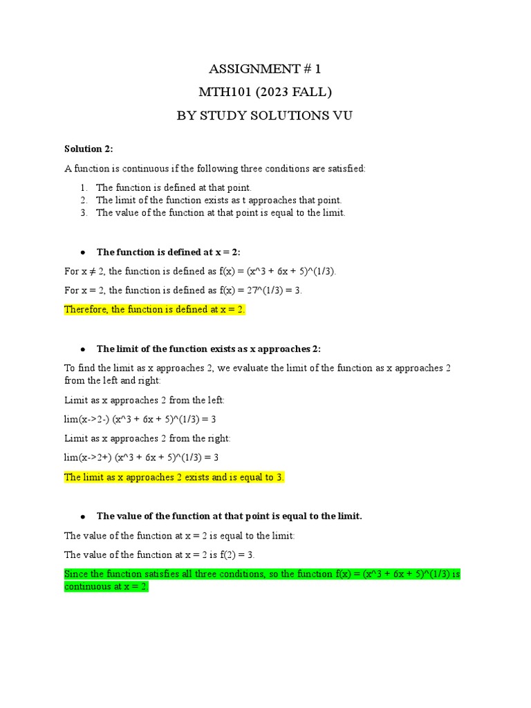 MTH101 Section Danish Zaidi 2023 | PDF | Teaching Methods & Materials | Science & Mathematics