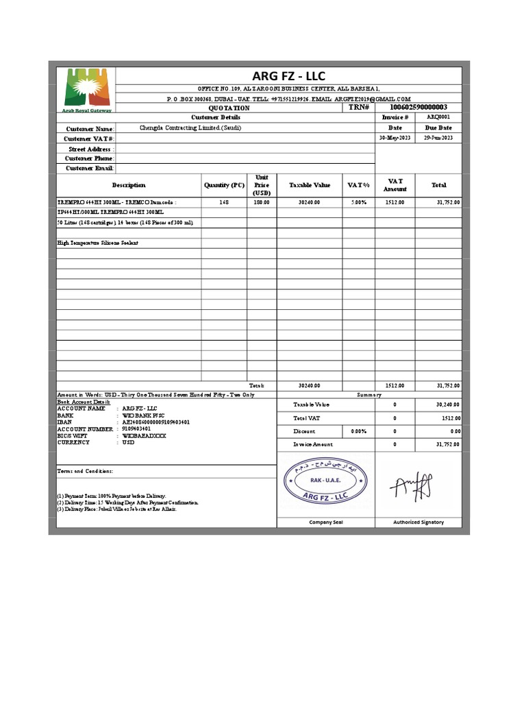 Chengda Contracting Limited. (Saudi) | PDF