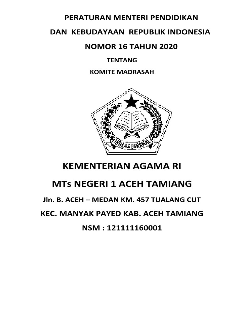 Contoh Cover Absensi Guru | PDF