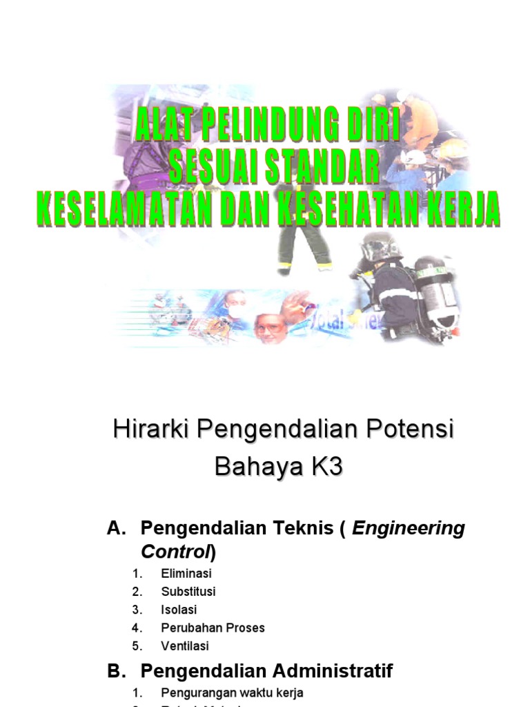 APD Sesuai Standar K3 | PDF