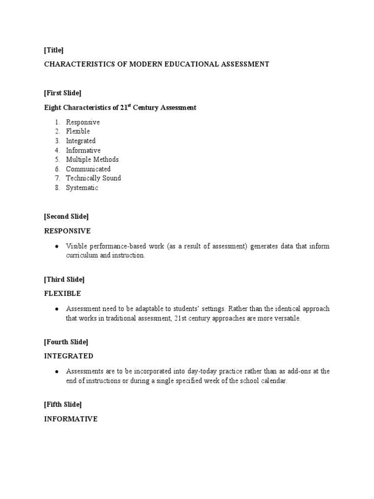 Modern Educational Assessment Features | PDF | Career & Growth | Business