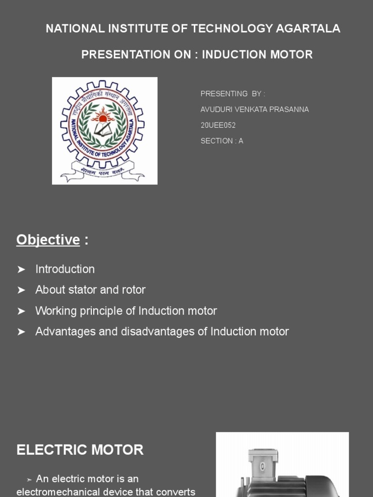 Induction Motor Working Principles | PDF | Electric Motor ...
