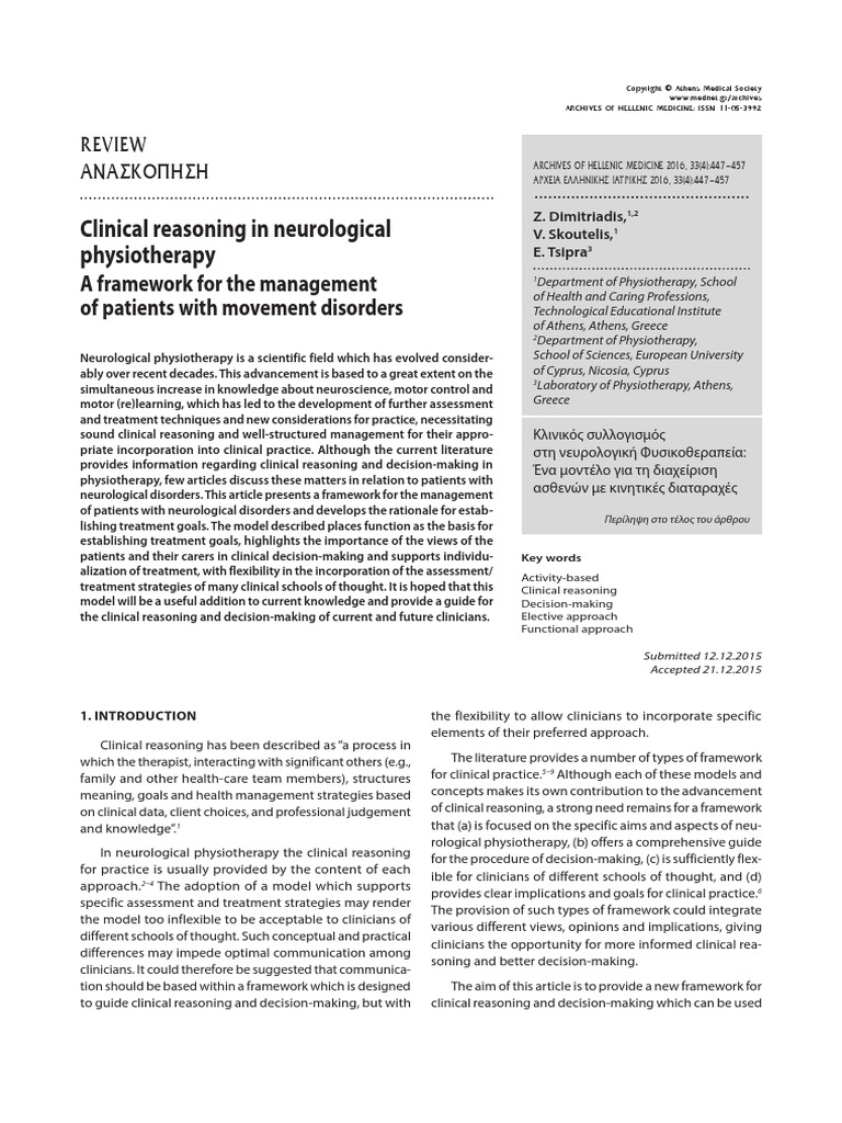 Clinical Reasoning | PDF