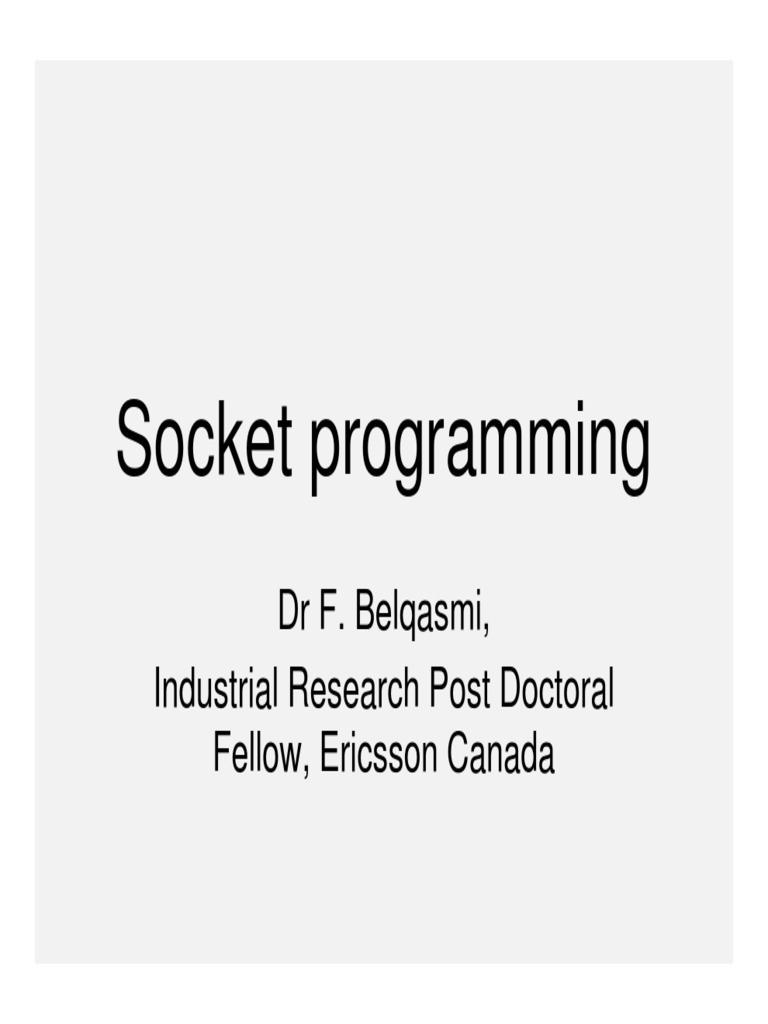 F09 Socket | PDF | Port (Computer Networking) | Network Socket F09 Socket | PDF | Port (Computer Networking) | Network Socket